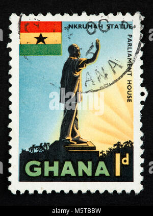 Ghana postage stamp Stock Photo - Alamy