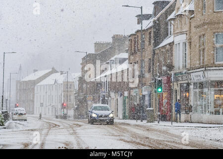 Scottish town Callander main street with shops Stock Photo - Alamy