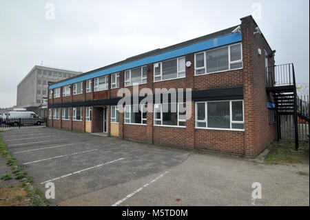 Lotus cars old factory in Cheshunt, UK Stock Photo - Alamy
