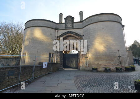 Summer day at Nottingham Castle, Nottinghamshire England UK Stock Photo ...