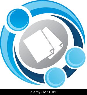 Mediation Logo Design Template Vector Stock Vector Image & Art - Alamy