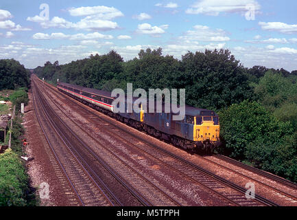 A pair of class 31 diesel locomotives numbers 31468 and 31452 owned by ...