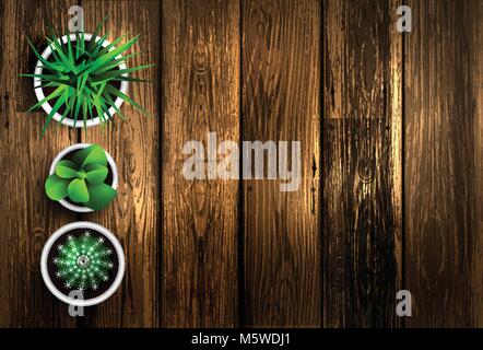 Wood grunge texture. Natural old wooden background Stock Vector Image ...