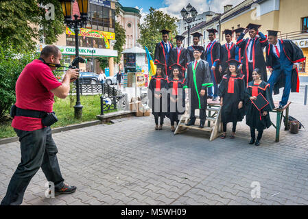 Arab students, celebrating graduation from Ivano-Frankivsk National ...