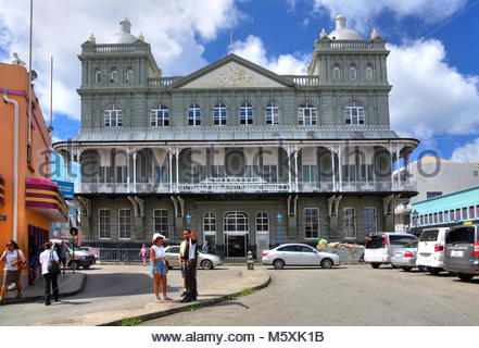 Colonial architecture in Bridgetown, Barbados, West Indies Stock Photo ...