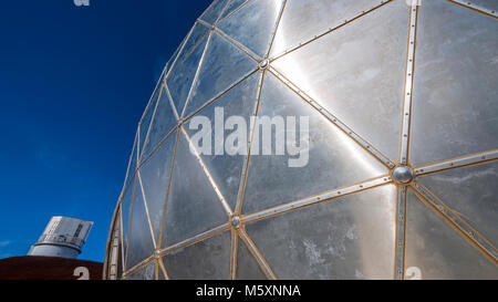 Detail of the Caltech Submillimeter Observatory on the summit on Mauna ...