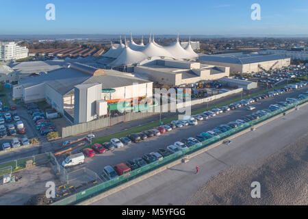 Aerial view of Butlins holiday camp in Bognor Regis. Picture by James ...