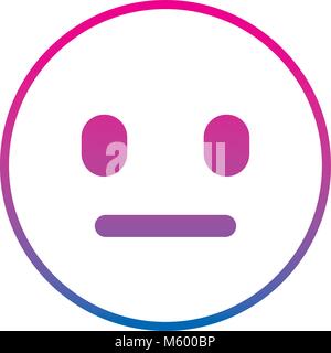 emoticon cartoon face speechless expression Stock Vector Image & Art ...
