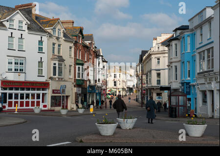 Seaton Town centre Stock Photo - Alamy