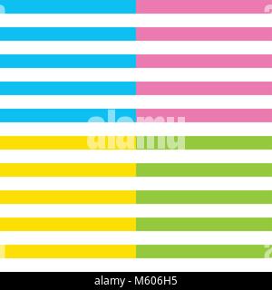 Sweet Green Horizontal stripes pattern vector illustration. Tosca color ...