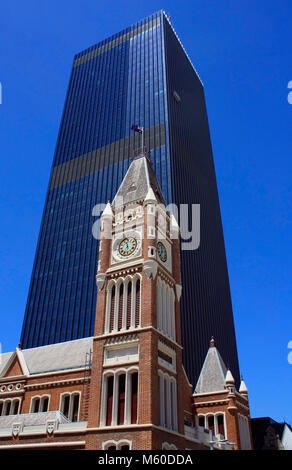 Architecture of the restored Perth Town Hall. Perth, Western Australia ...