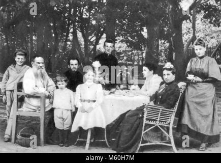 Family of L. Tolstoy Stock Photo - Alamy