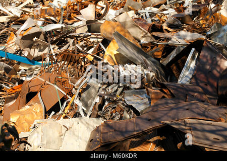 Celsa steelworks in Tremorfa, Cardiff, South Wales. Metal recycling ...