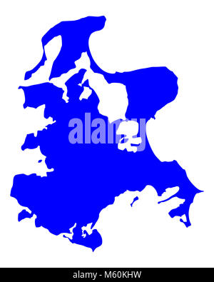 Map of Ruegen Stock Photo - Alamy