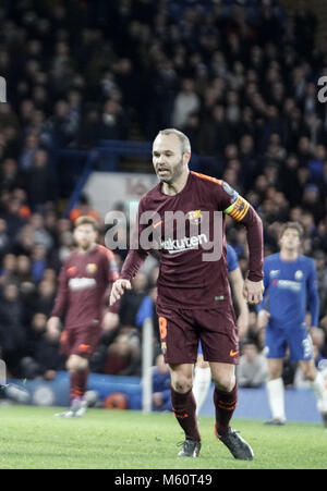ANDRES INIESTA FC BARCELONA STAMFORD BRIDGE LONDON ENGLAND 06 May 2009 ...