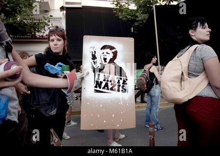 Anti-facists against Golden Dawn - 12/01/2013 - Greece / Athens - Anti ...