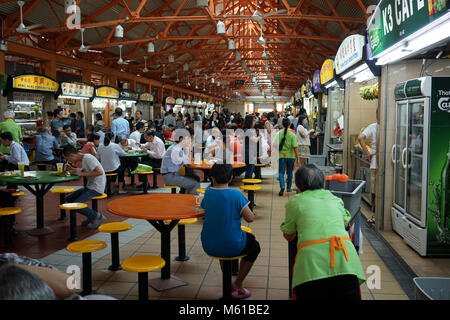 Maxwell Hawker Centre, Singapore Stock Photo - Alamy