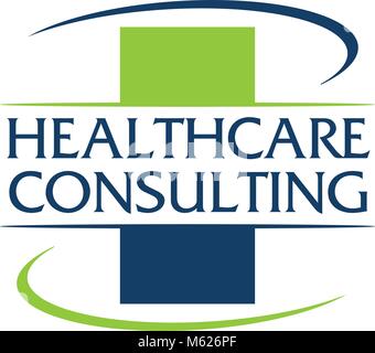Healthcare Consulting Logo Design Template Vector Stock Vector Image ...
