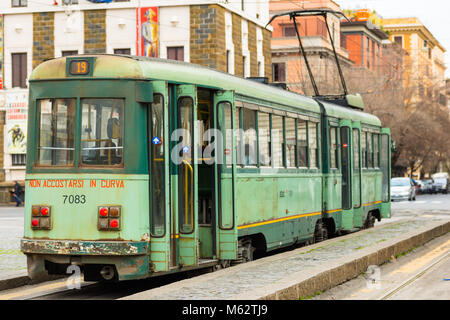 Trams, Rome, Italy Stock Photo - Alamy