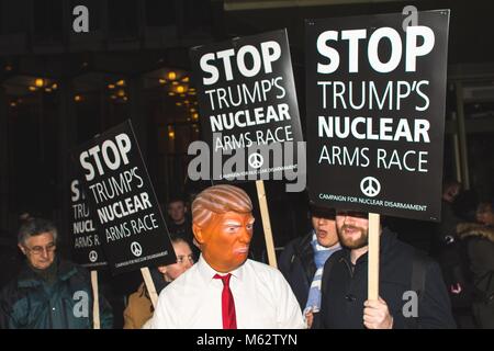 Donald Trump Protest in London Stock Photo - Alamy