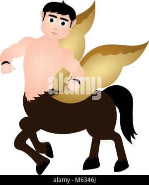 Majestic winged centaur. Fantasy creature Stock Vector Image & Art - Alamy