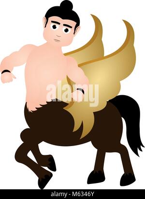 Winged centaur. Fantasy creature Stock Vector Image & Art - Alamy