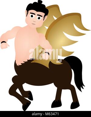 Majestic winged centaur. Fantasy creature Stock Vector Image & Art - Alamy
