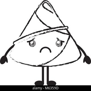 kawaii sad rice dumpling cartoon Stock Vector Image & Art - Alamy