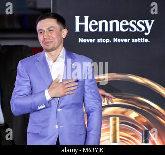 Gennady 'GGG' Golovkin at Canelo vs. GGG2 LA Media Workout held at Banc ...