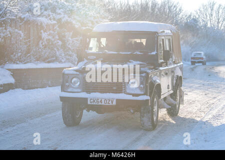 Eccles and Burham, Aylesford, Kent, UK. 28th Feb, 2018. Weather - the ...