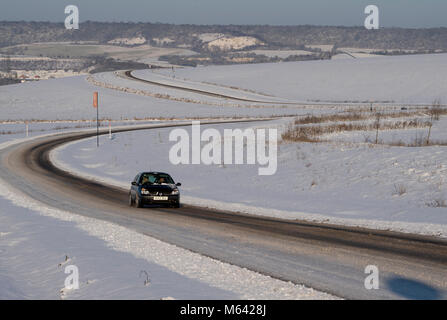 Eccles and Burham, Aylesford, Kent, UK. 28th Feb, 2018. Weather - Oast ...