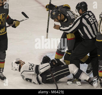 Vegas Golden Knights center Michael Amadio (22) plays against the ...
