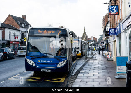 Stagecoach bus. Single decker Stagecoach number 9 bus in West Sussex ...