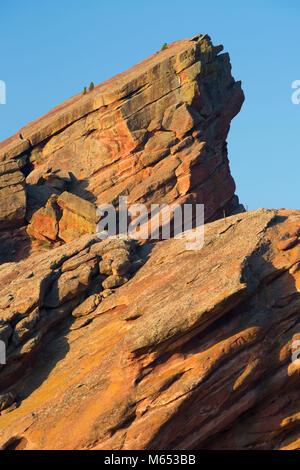 Red rocks outcrop, Red Rocks Park, Jefferson County, Colorado Stock ...