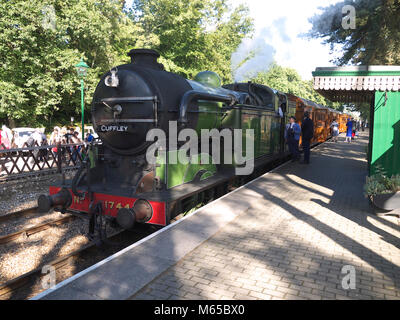 LNER loco 1744 Cuffley with quad-arts approaching Weybourne from ...
