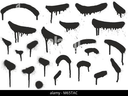 Spray Paint Elements Set Stock Vector Image & Art - Alamy