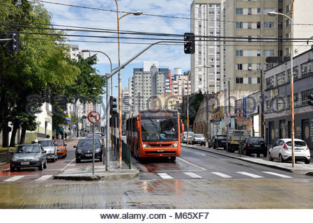 Curitiba Rapid Bus Public transport system Stock Photo: 41826730 - Alamy