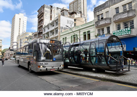 Curitiba Rapid Bus Public transport system Stock Photo: 41826730 - Alamy