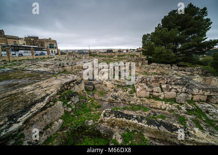 Domus Romana (Roman Villa), Rabat, Malta Stock Photo - Alamy