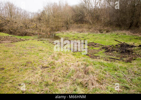 Mesolithic archaeological site of Blick Mead springs, Amesbury ...
