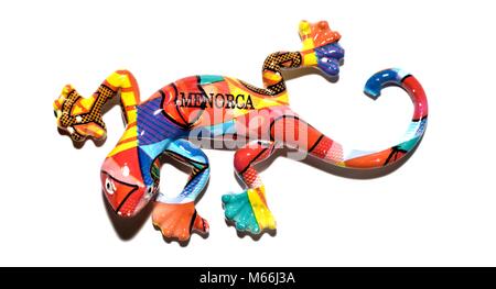 Menorca holiday souvenir Gecko Stock Photo - Alamy
