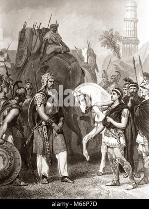 Alexander And Porus Stock Photo - Alamy