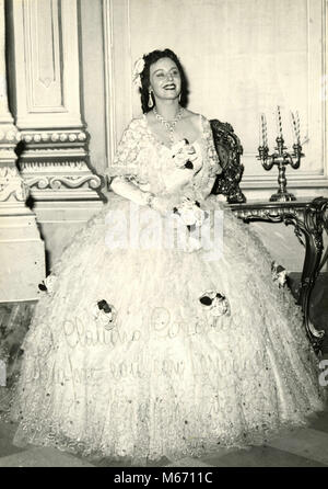 Italian operatic soprano Magda Olivero Stock Photo - Alamy