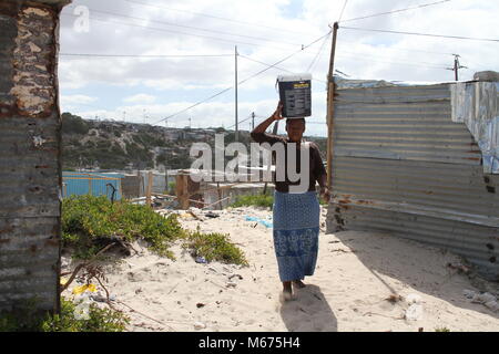 09 February 2018, South Africa, Cape Town, Khayelitsha: Mandla Qosholo ...