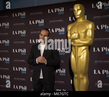 Alexandre Desplat arrives at the 90th Academy Awards Nominees Luncheon ...