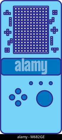Image of blue tetris. Vector illustration Stock Vector Image & Art - Alamy