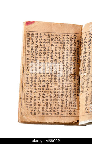 A very old Chinese divination book, "Tui Bei Tu", Ming Dynasty Stock ...