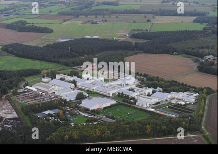 Aerial view of Fera Science Ltd and the National Agri-Foods Innovation ...