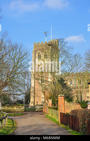 St Marys church, Cardington village, Bedfordshire; England; UK Stock ...