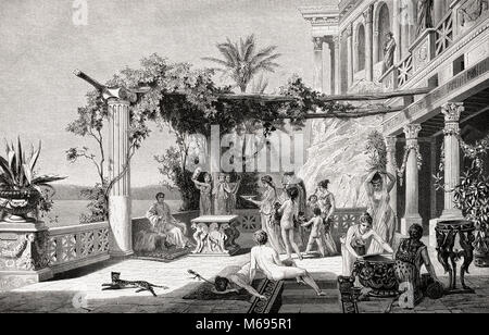 Palace of the Emperor Tiberius, Capri, Italy Stock Photo - Alamy